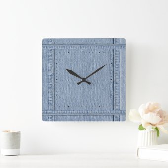 Jeans Clock | Zazzle