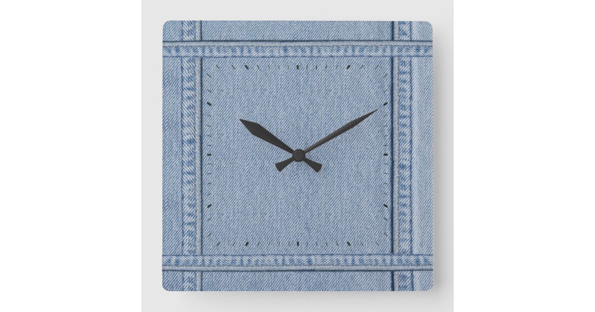 Jeans Clock | Zazzle
