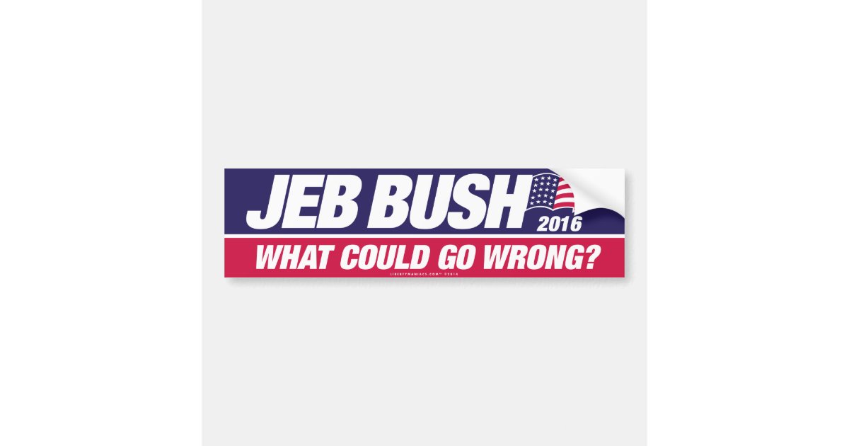Jeb Bush 2016 Bumper Sticker | Zazzle