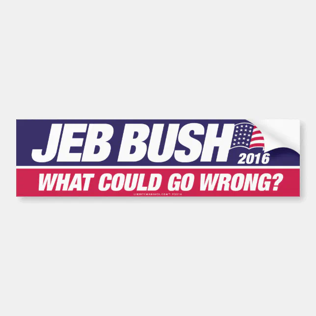 Jeb Bush 2016 Bumper Sticker | Zazzle