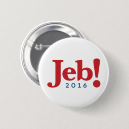 Jeb Bush 2016 Campaign Button - 2.25" Round | Zazzle