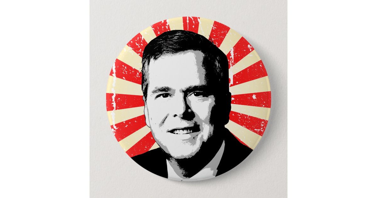 Jeb Bush Portrait Button | Zazzle