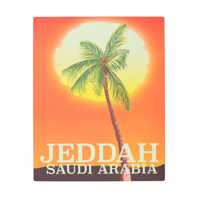 Jeddah Saudi Arabia Vacation poster | Zazzle