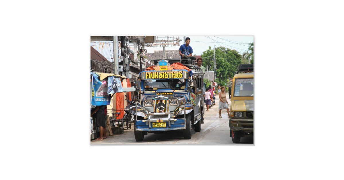 Jeepney Photo Print | Zazzle