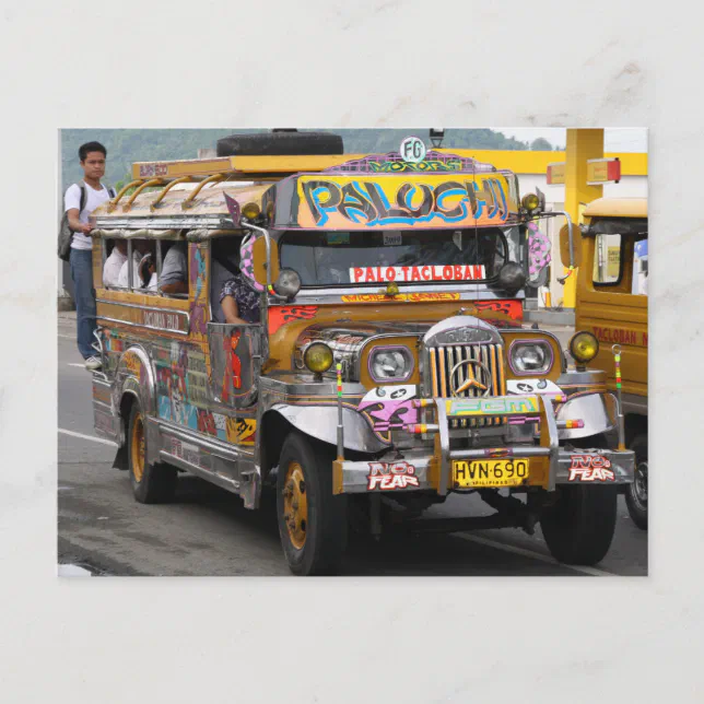 Jeepney Postcard | Zazzle