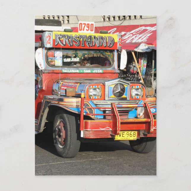 Jeepney Postcard | Zazzle
