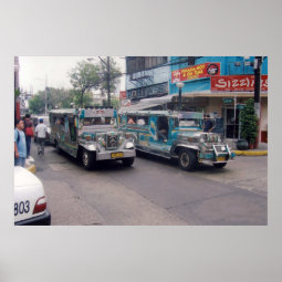 jeepneys poster | Zazzle