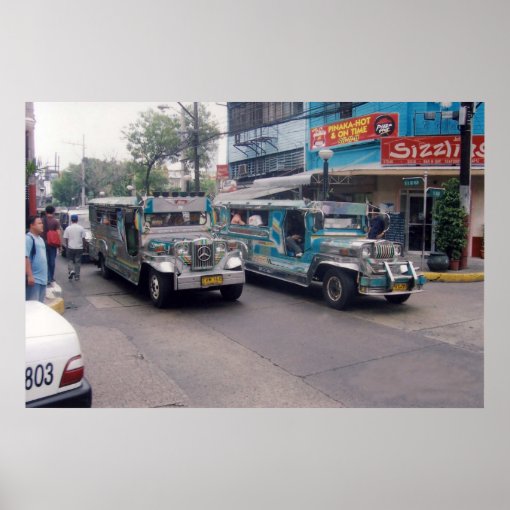 jeepneys poster | Zazzle