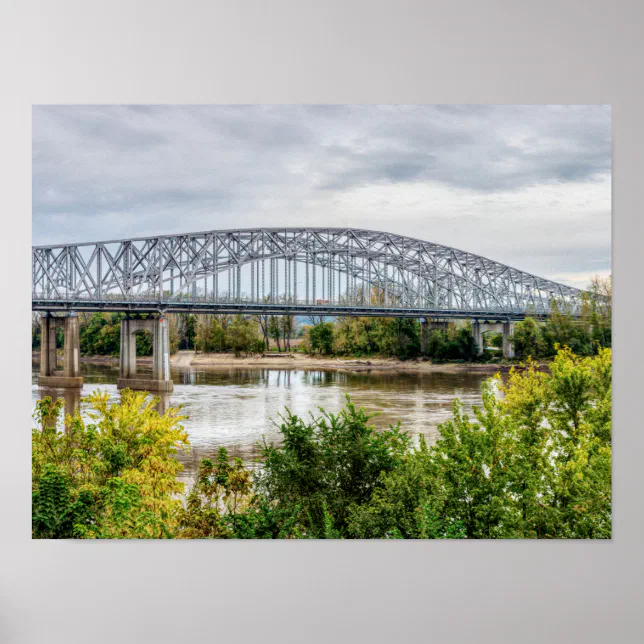 Jeff City Bridge Poster | Zazzle