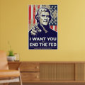 Jefferson End The Fed Poster | Zazzle