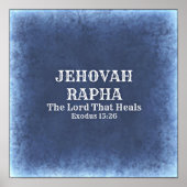 Jehovah Rapha Poster | Zazzle