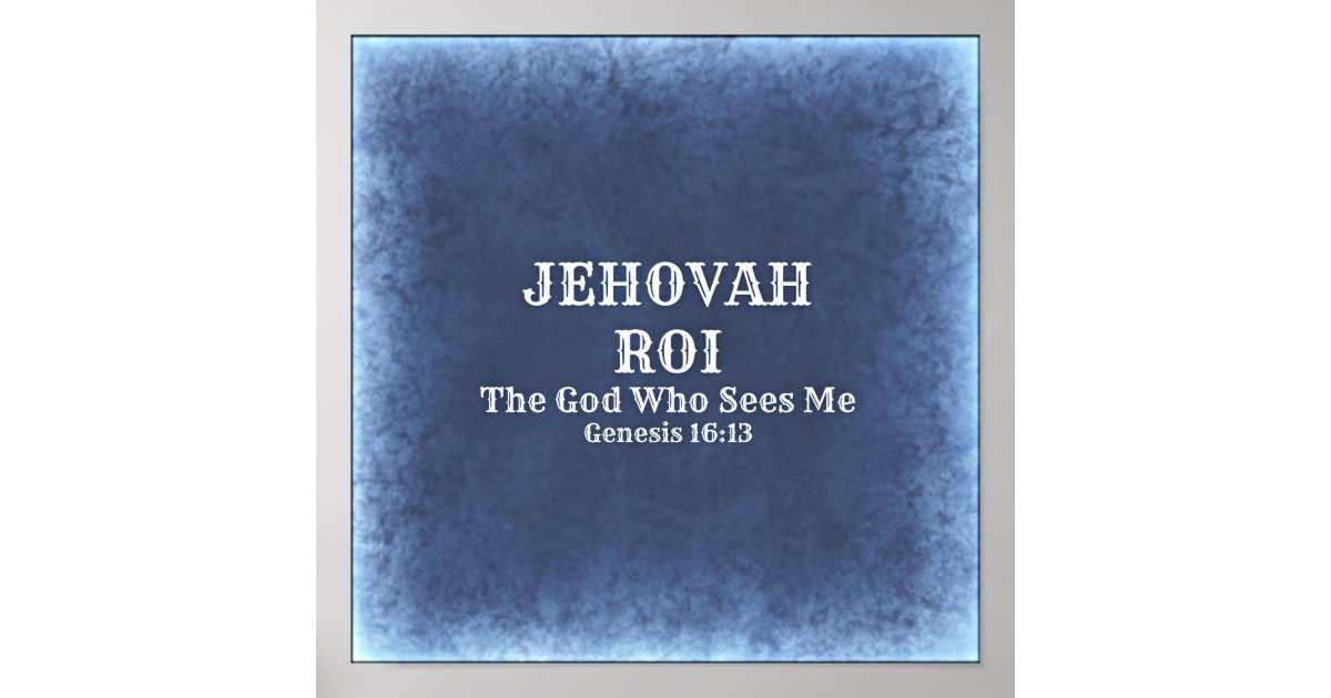 Jehovah Roi Poster | Zazzle