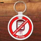Jehovah's Witness No Blood Keychain | Zazzle