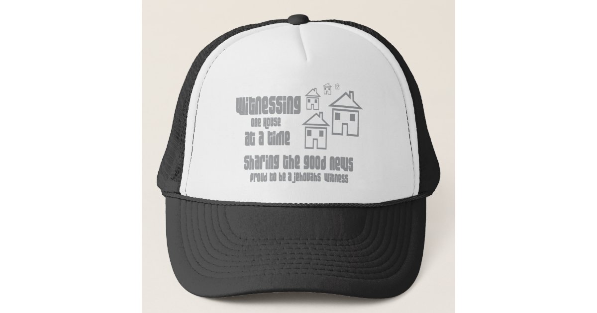 Jehovah's Witness Witnessing Trucker Hat | Zazzle