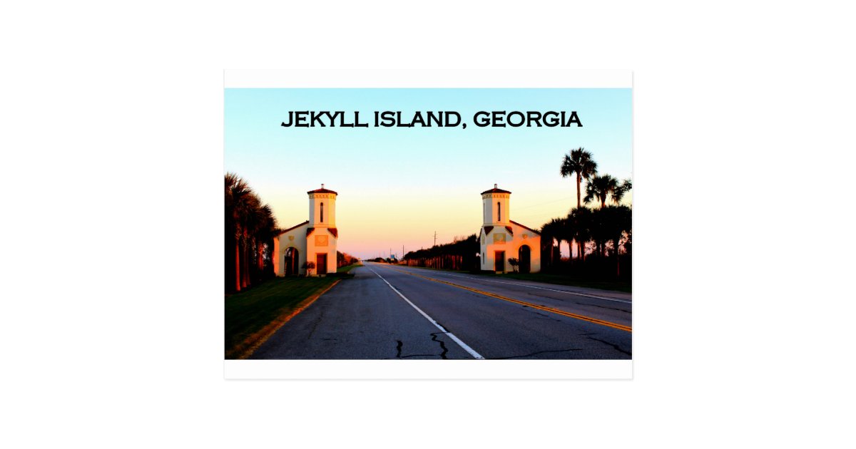 Jekyll Island Georgia Causeway Postcard | Zazzle.com
