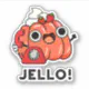 Jello Funny Jello On Phone Pun Sticker | Zazzle