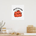 Jello-llujah Funny Jello Food Pun Poster | Zazzle