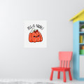 Jello There Funny Orange Jello Pun Poster | Zazzle