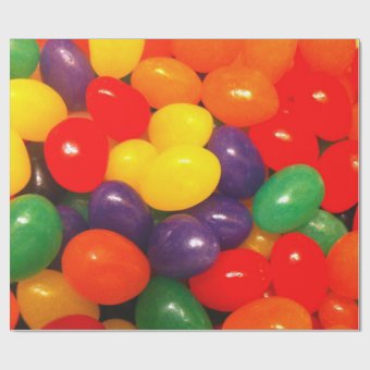 Jelly Beans Wrapping Paper | Zazzle