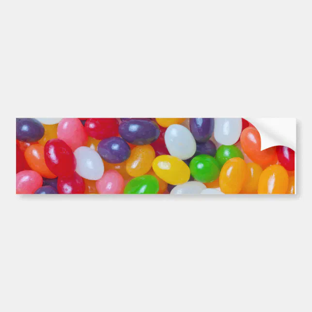 Jellybeans Background - Easter Jelly Beans Bumper Sticker | Zazzle