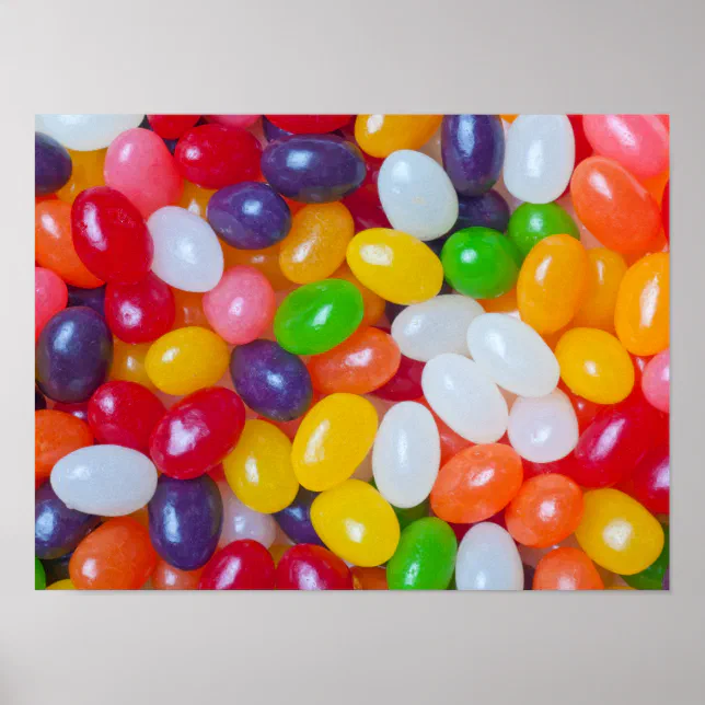 Jellybeans Background - Easter Jelly Beans Poster | Zazzle