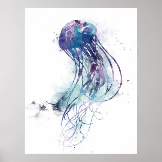 Jellyfish Poster | Zazzle.com