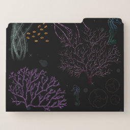 Jellyfish, the Under Sea World File Folder | Zazzle