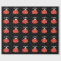 Jellyphant Funny Elephant Jelly Pun Dark BG Wrapping Paper | Zazzle
