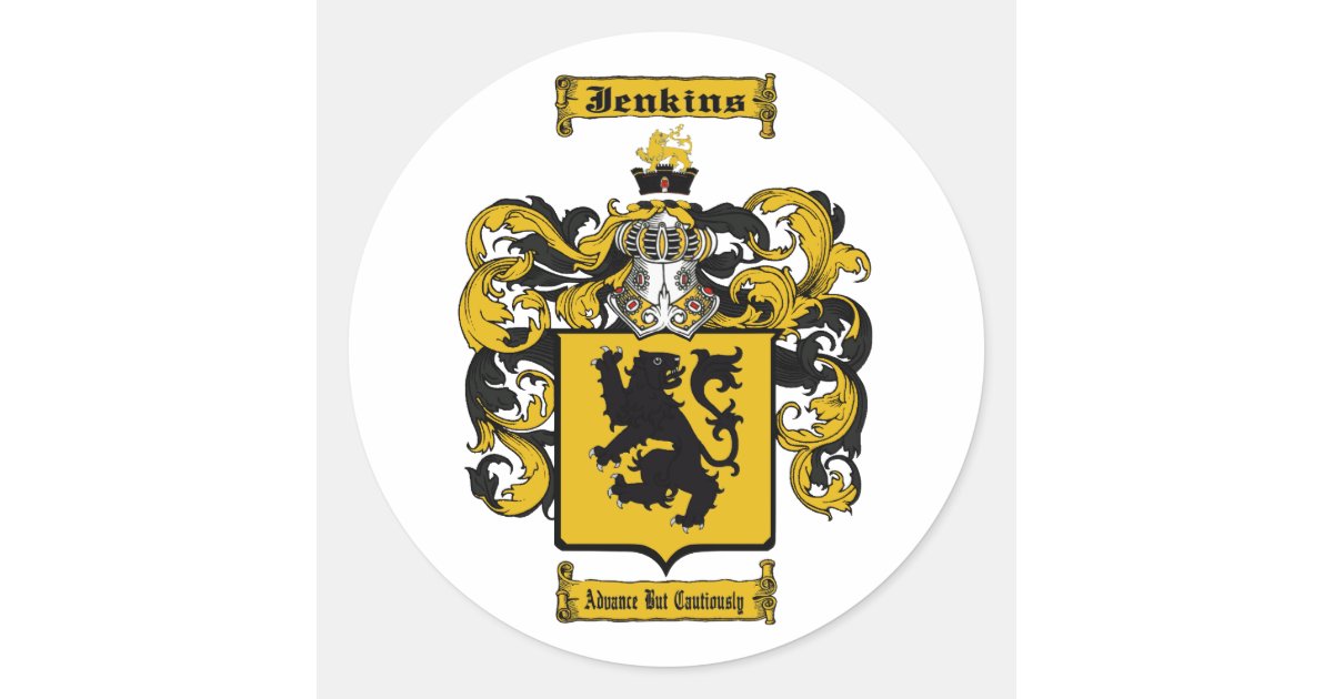 Jenkins Classic Round Sticker | Zazzle