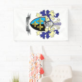 Jenkins Family Crest Coat of Arms Banner | Zazzle