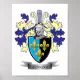 Jenkins Family Crest Coat of Arms Poster | Zazzle