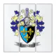 Jenkins Family Crest Coat of Arms Triptych | Zazzle
