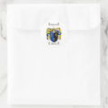 JENKINS FAMILY CREST - JENKINS COAT OF ARMS CLASSIC ROUND STICKER | Zazzle