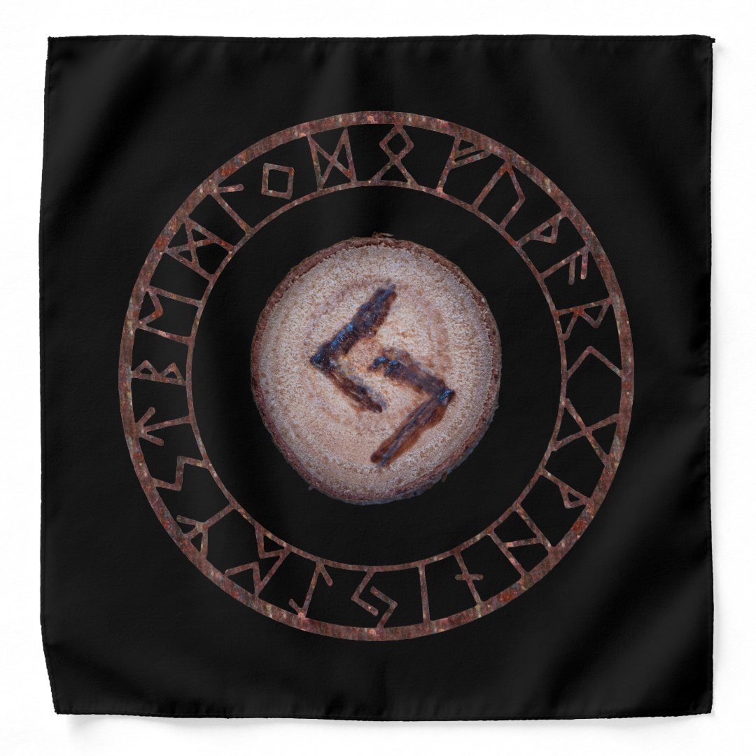 Jera - Elder Futhark rune Bandana | Zazzle