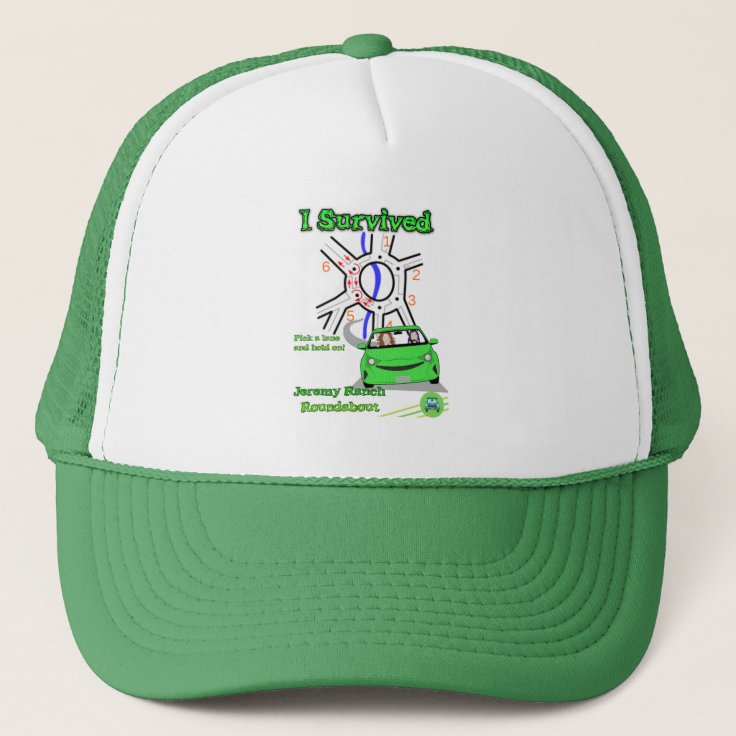 Jeremy Ranch Roundabout Survival Hat | Zazzle