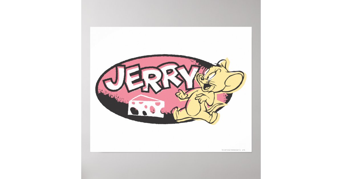 Jerry Cheese Logo Poster | Zazzle