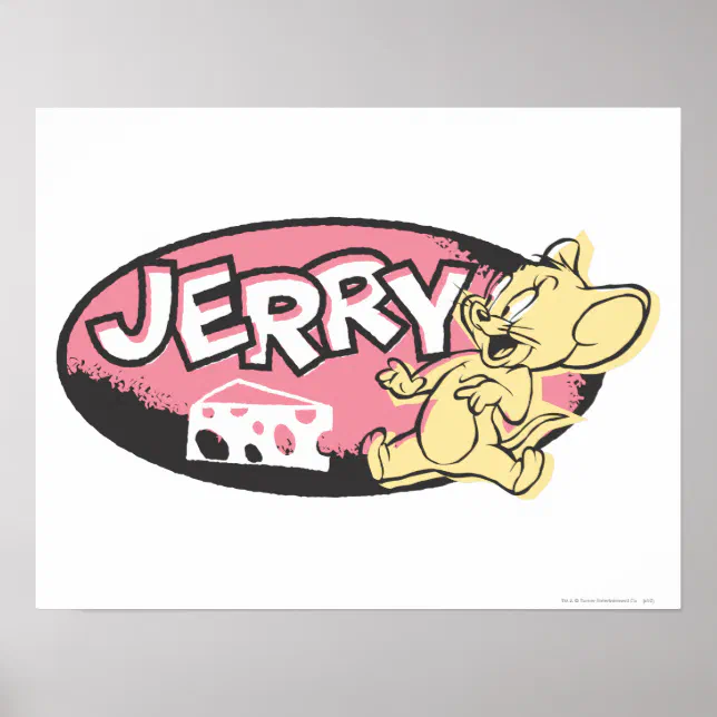 Jerry Cheese Logo Poster | Zazzle