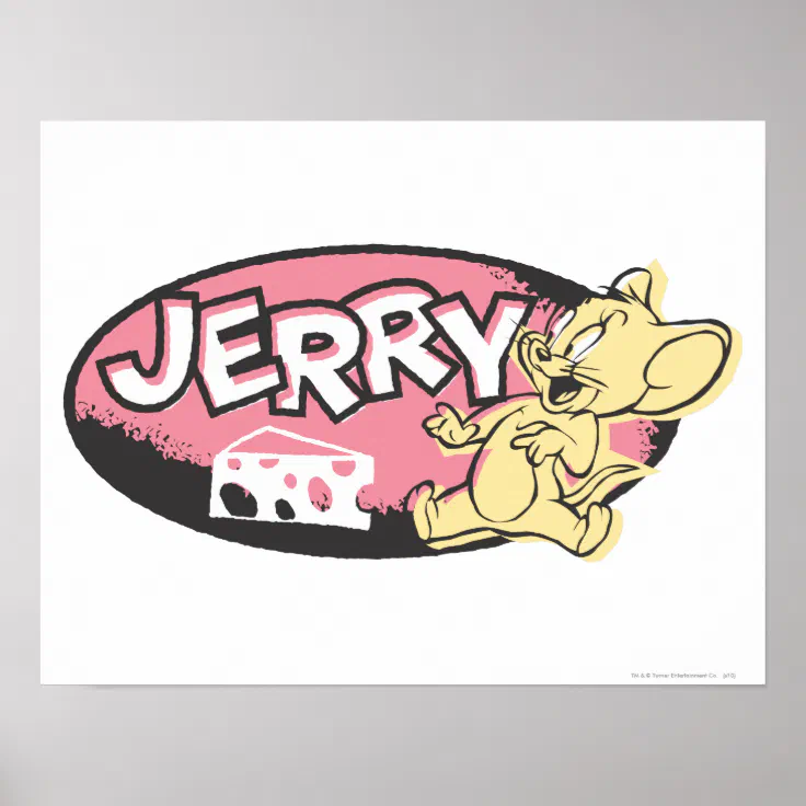Jerry Cheese Logo Poster | Zazzle