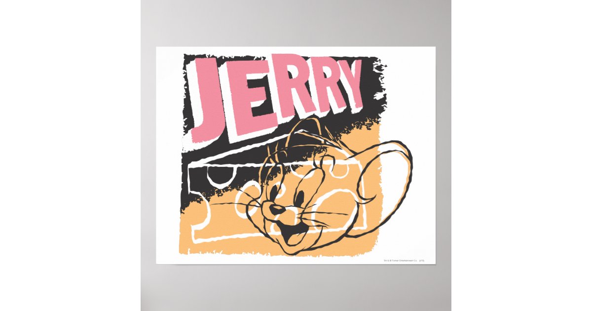 Jerry Face on Cheese Poster | Zazzle