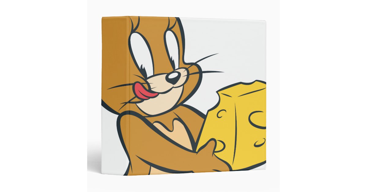 Jerry Likes His Cheese Binder | Zazzle