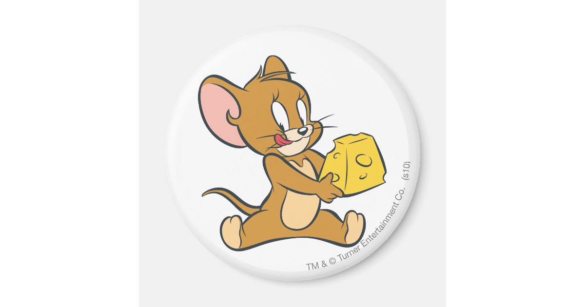 Jerry Likes His Cheese Magnet | Zazzle