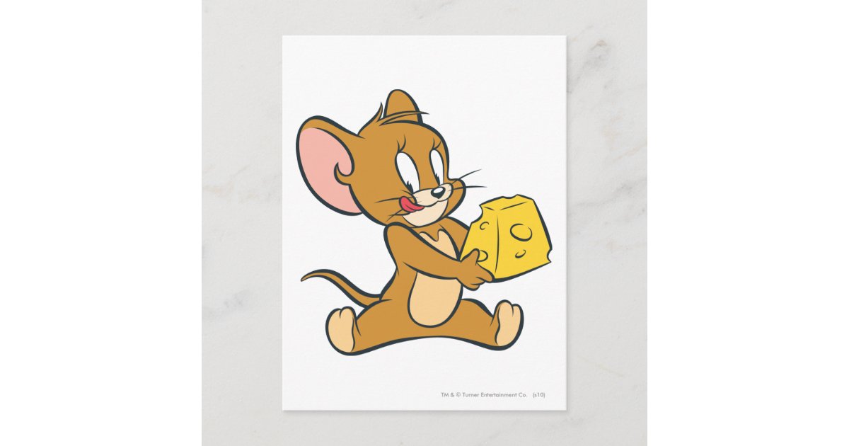 Jerry Likes His Cheese Postcard | Zazzle