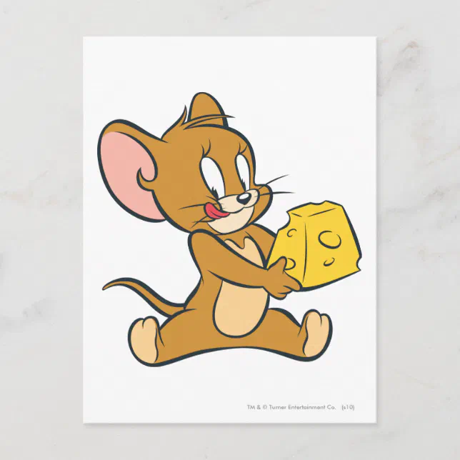 Jerry Likes His Cheese Postcard | Zazzle
