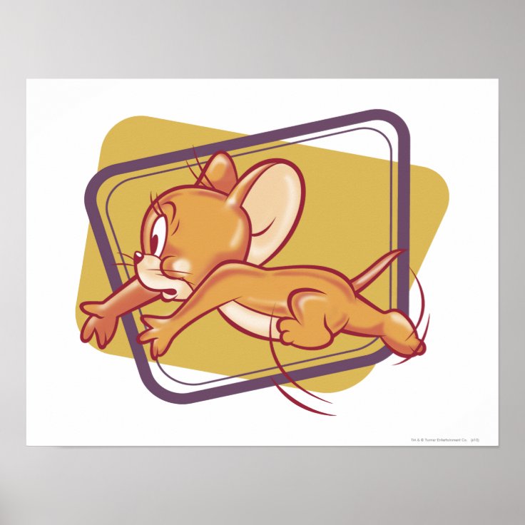 Jerry Running Scared Poster | Zazzle