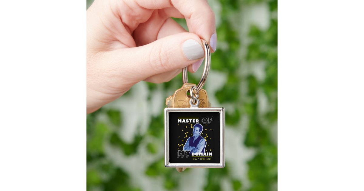 Jerry Seinfeld | Master of My Domain Keychain | Zazzle
