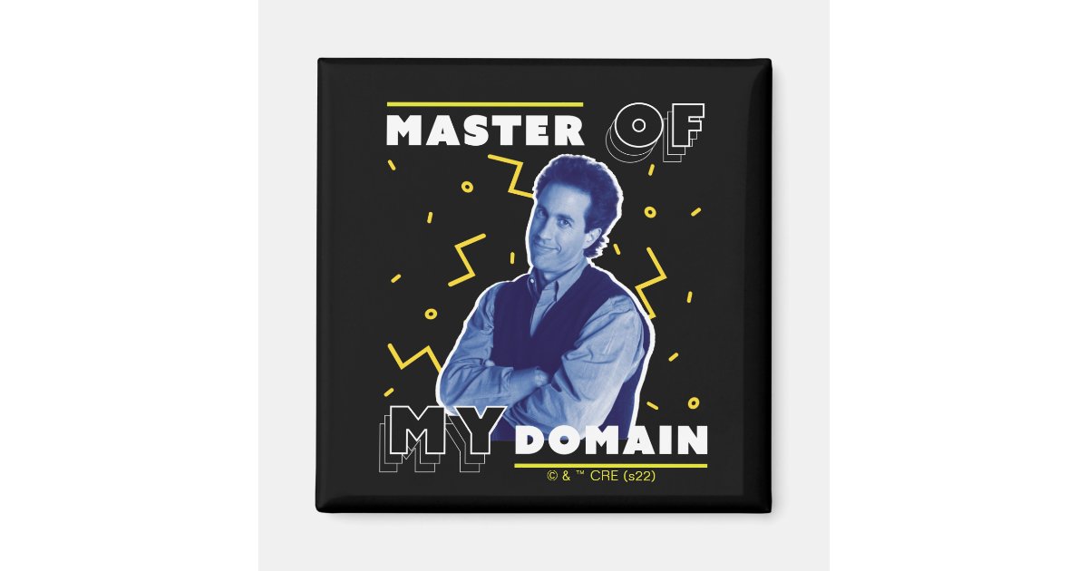 Jerry Seinfeld | Master of My Domain Magnet | Zazzle