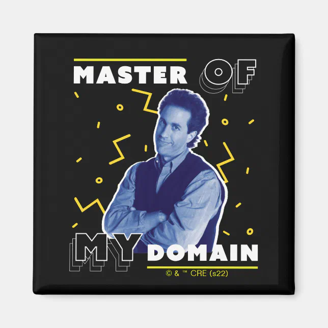 Jerry Seinfeld | Master of My Domain Magnet | Zazzle