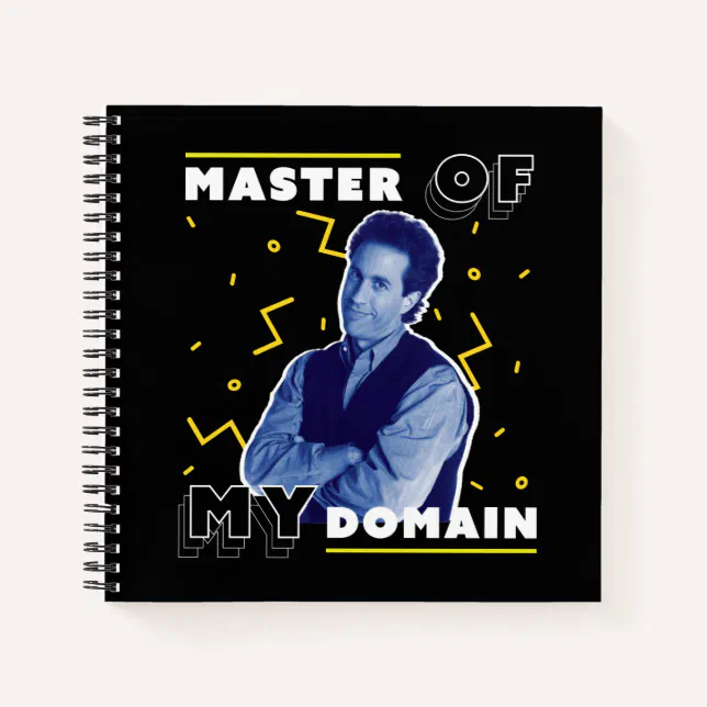 Jerry Seinfeld | Master of My Domain Notebook | Zazzle