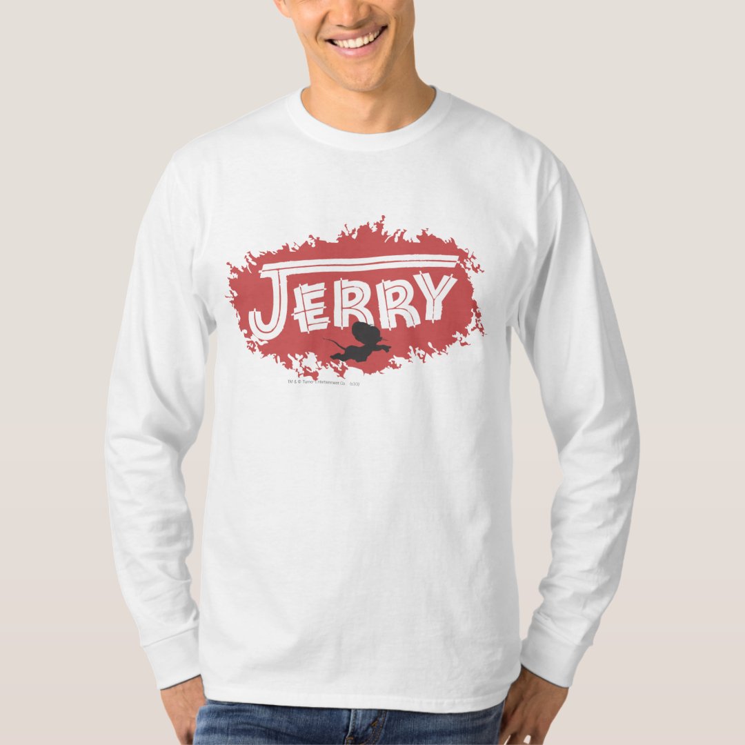 Jerry Silhouette Logo T-Shirt | Zazzle