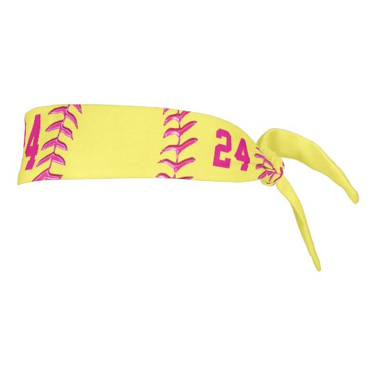 Jersey NUMBER Softball Headbands for Girls | Zazzle.com